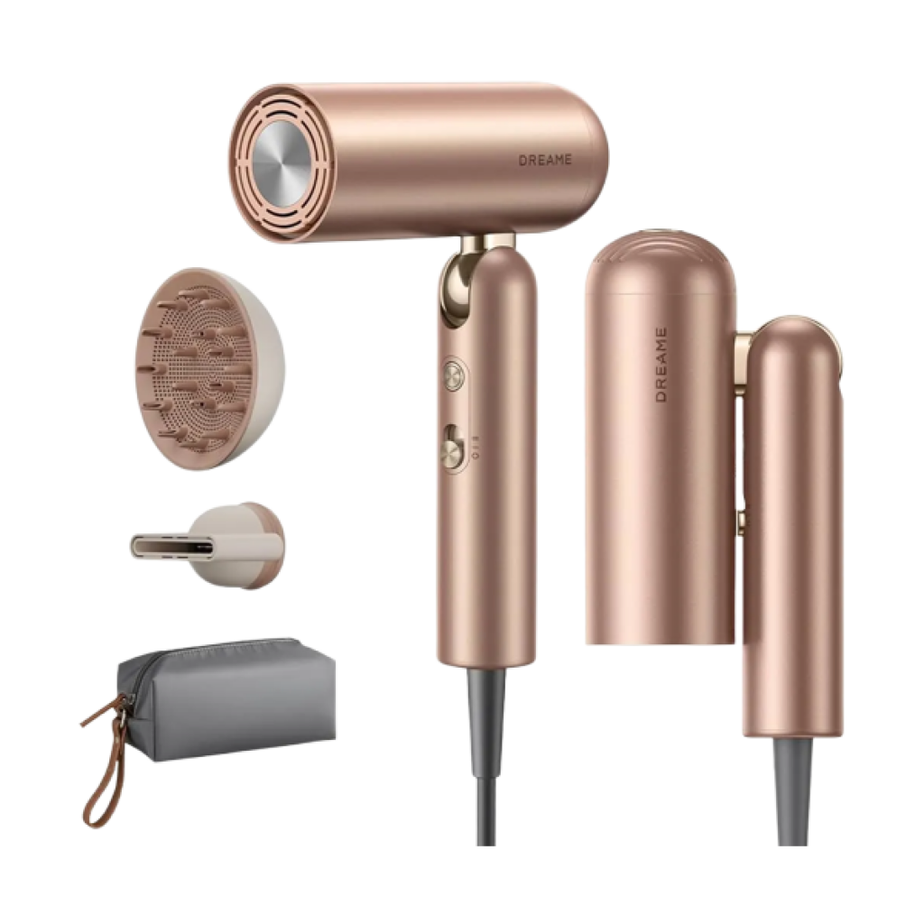 Buy Dreame Hair Dryer Pocket Pro Titanium Gold AHD51 – Dakauf